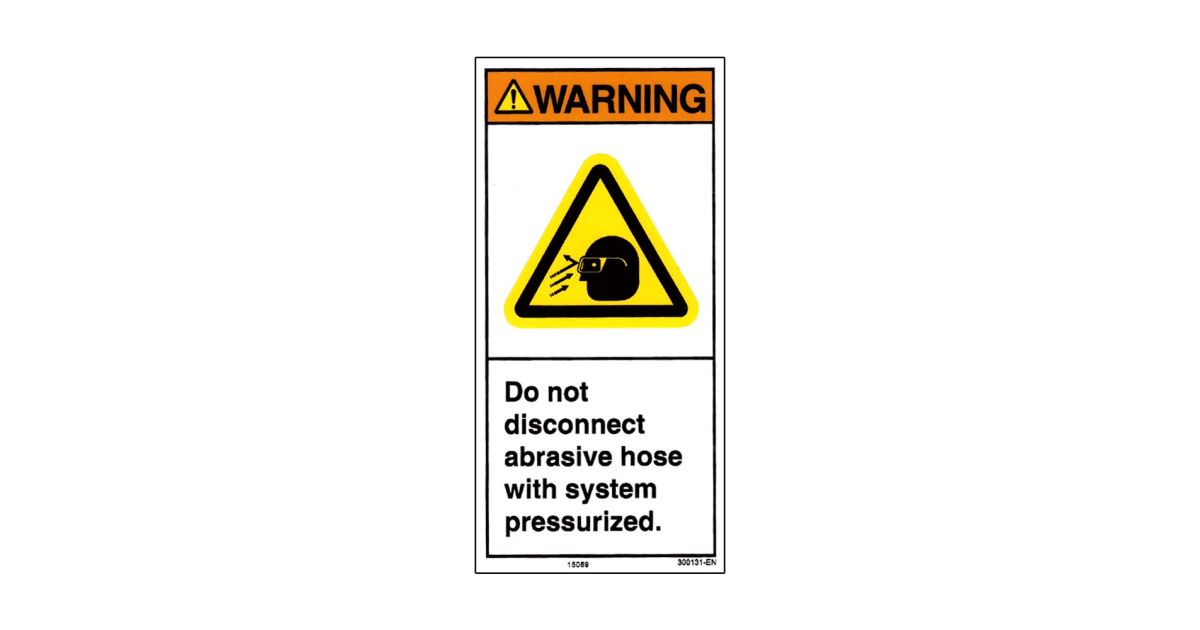 Warning Label Do Not Disconnect