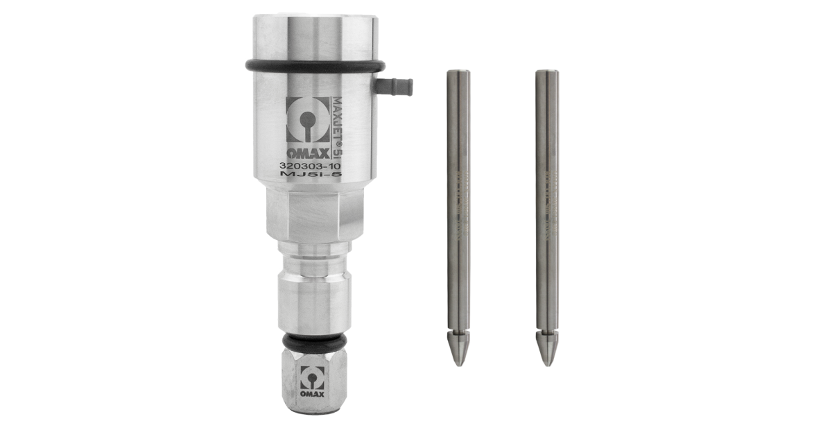 MAXJET 5i Size 0.010 in. Diamond Nozzle Assembly with Fusible Mixing Tubes